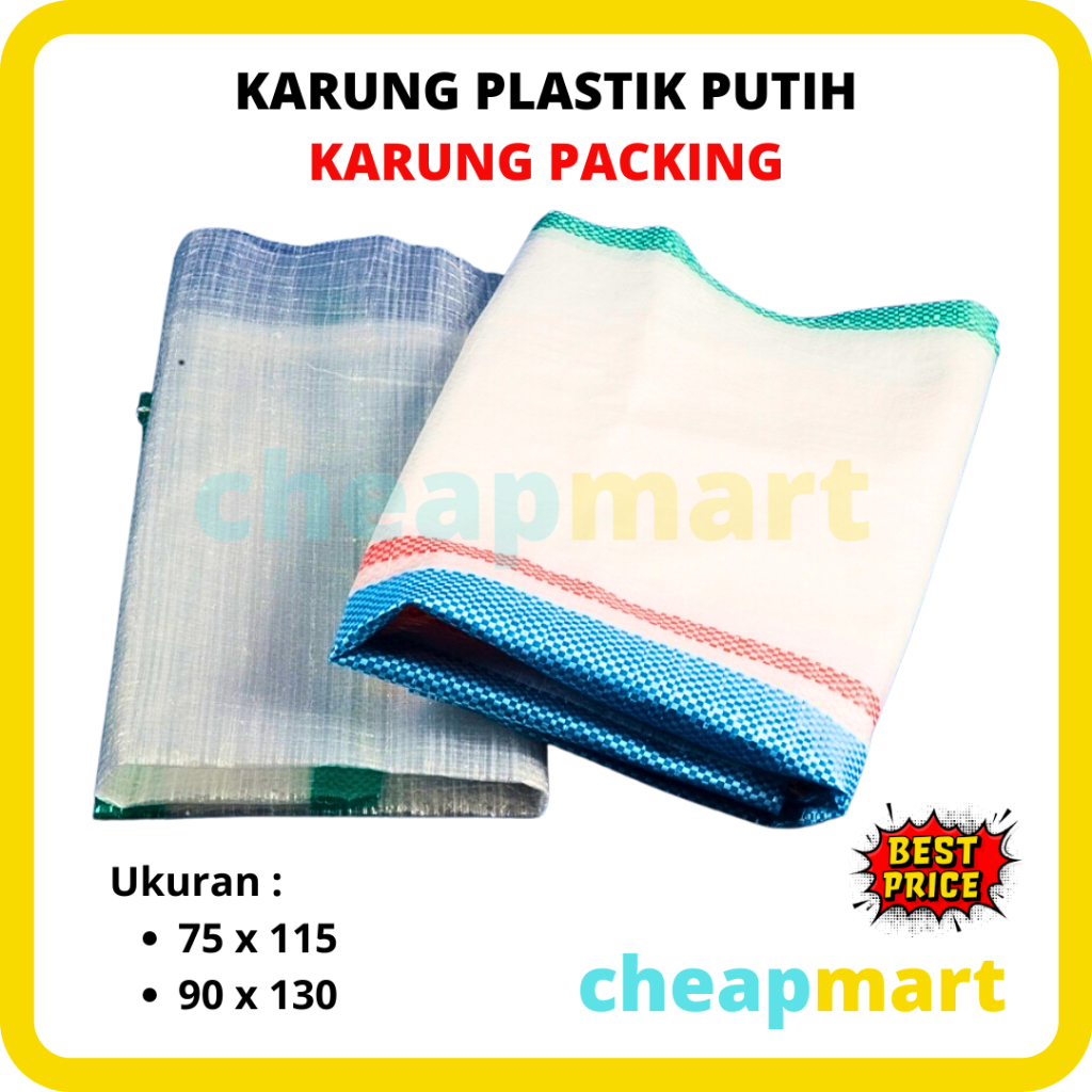 Jual KARUNG PLASTIK / KARUNG PACKING/ KARUNG ANYAM / KARUNG PUTIH ORI ...