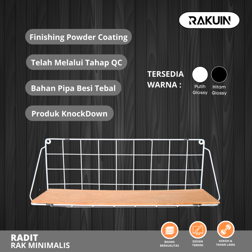 Jual RADIT - RAK DINDING KAYU DAPUR ,DEKORASI KAMAR ,RAK AESTHETIC ...
