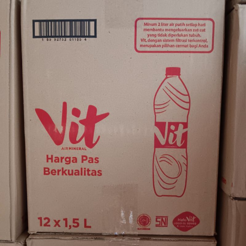 Jual VIT Air Minum Dalam Kemasan 1500 ml | Shopee Indonesia