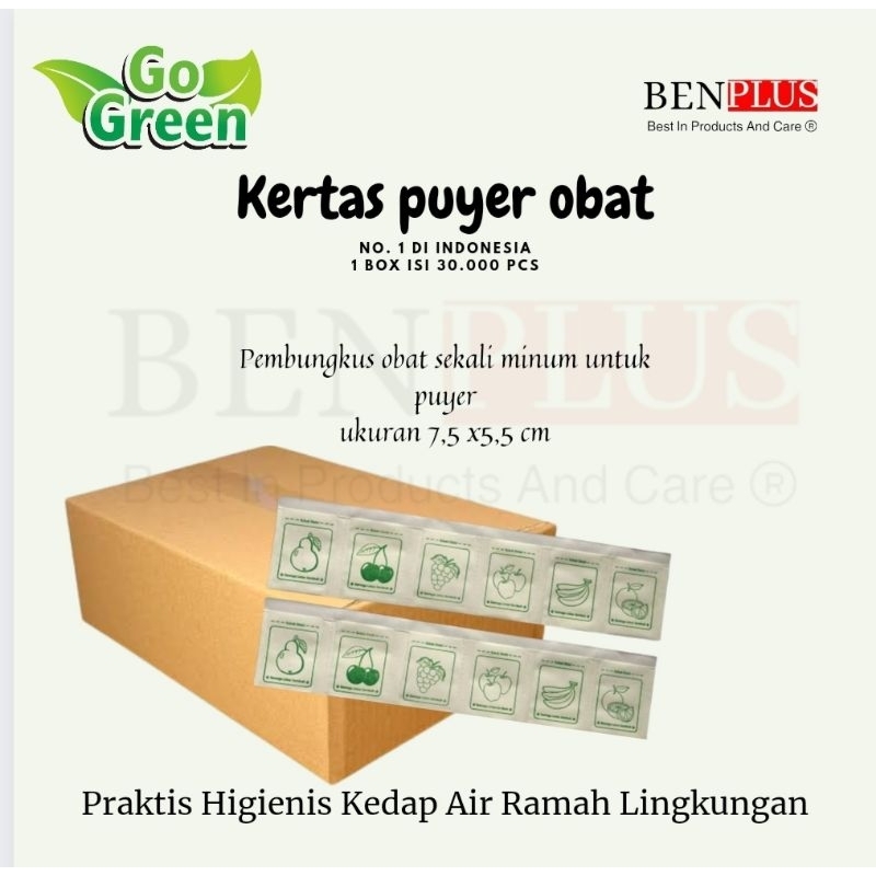 Jual kertas puyer logo buah 1 box isi 30.000 pcs | Shopee Indonesia
