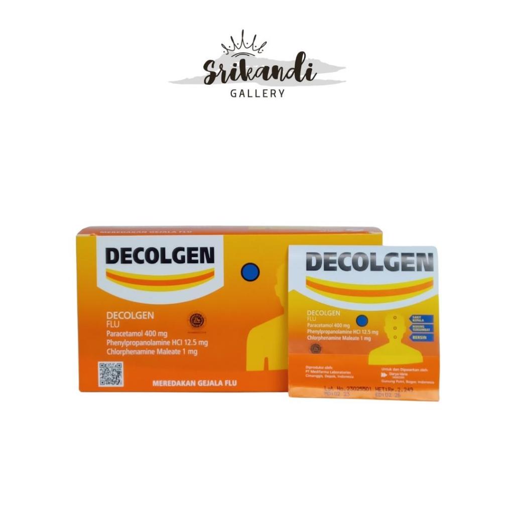 Jual DECOLGEN FLU 1 BOX ISI 25 STRIP ( 1 STRIP ISI 4 TABLET) | Shopee ...
