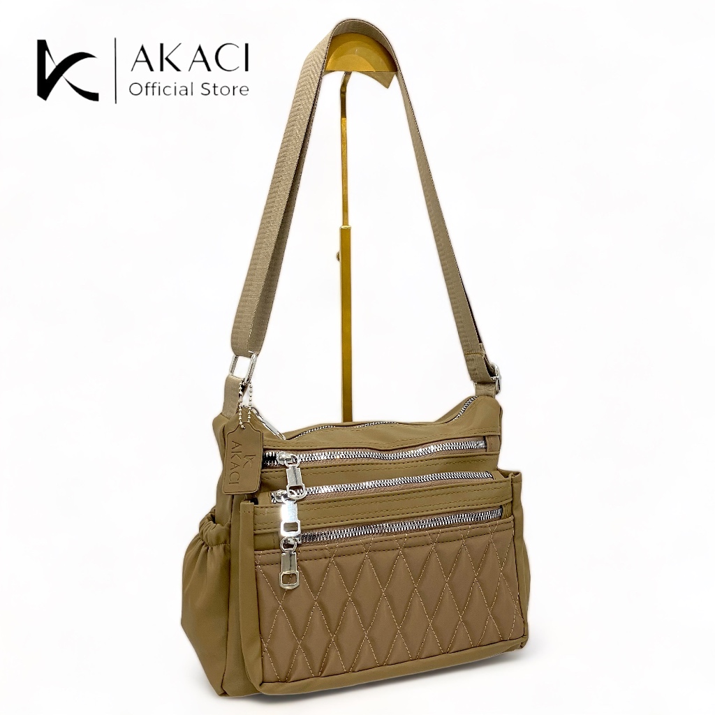 Jual Akaci - BUCHI Tas selempang wanita 09-8194 Bahan Nilon 6 ruang ...