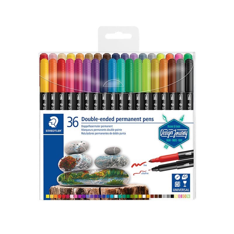 Jual Stationery Haul - Spidol pulpen/ Spidol pen Staedtler Double Ended ...