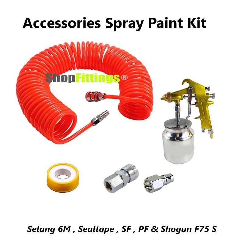 Jual Paket Alat Cat Semprot Acessories Paint Spray Tabung Atas Bawah ...