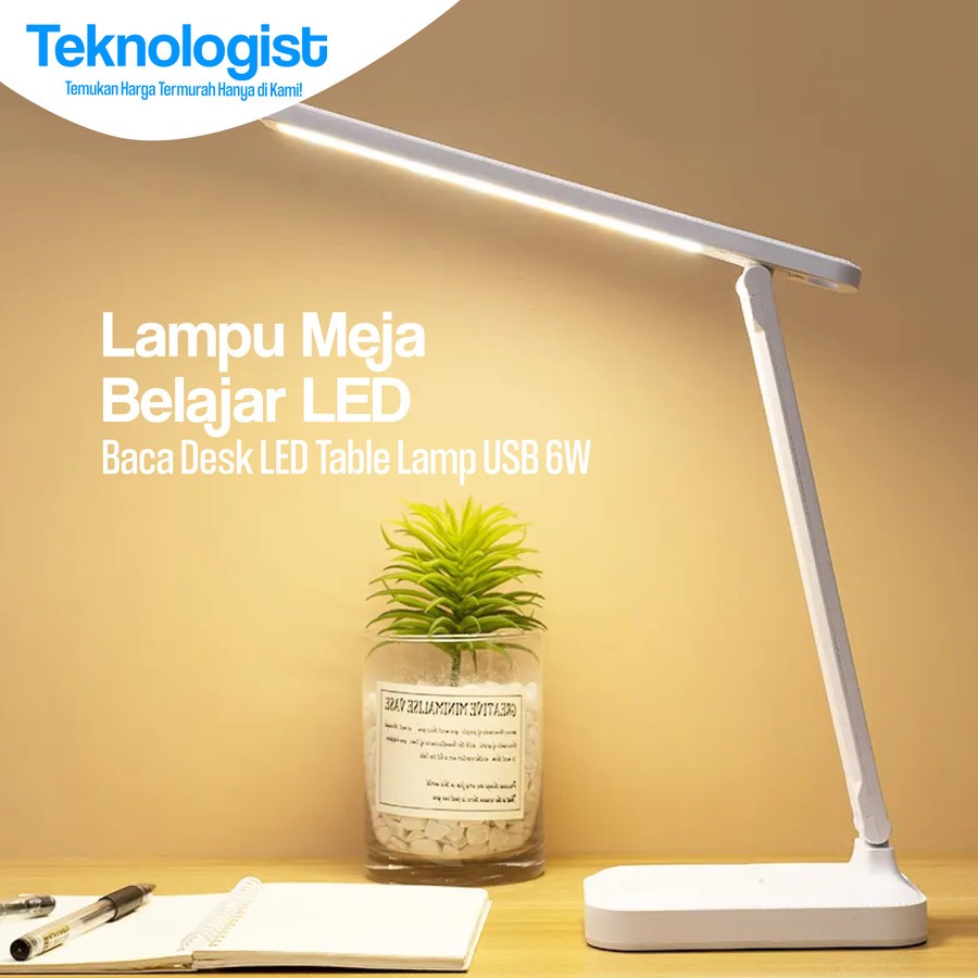 Jual TaffLed Lampu Meja Belajar Baca LED Desk Table Lamp USB | Shopee ...