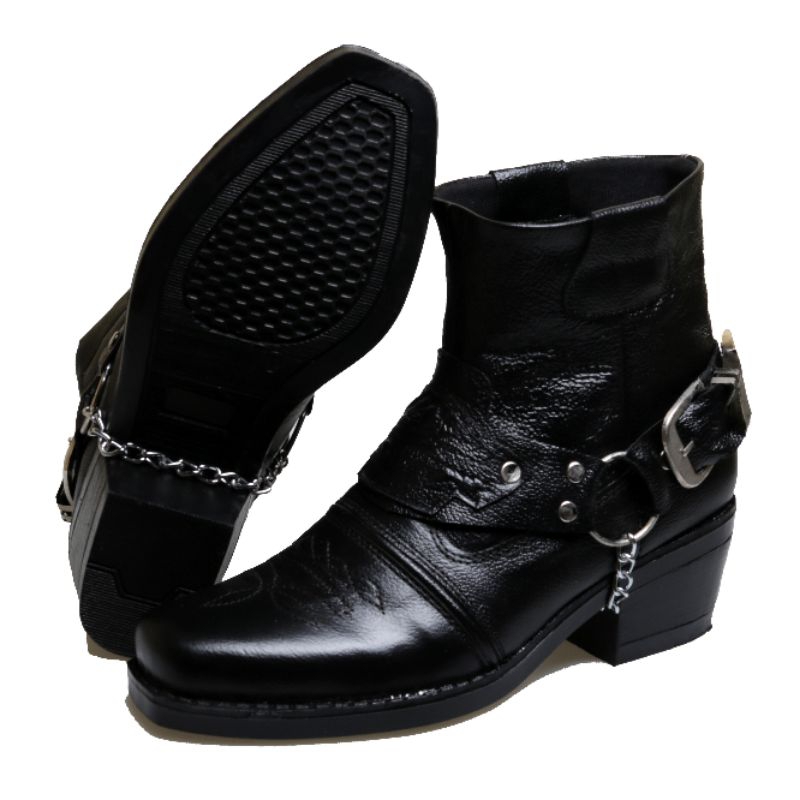 Jual [BISA COD] SEPATU BOOT JUNGLE JANGLE COWBOY KULIT ASLI | Shopee ...