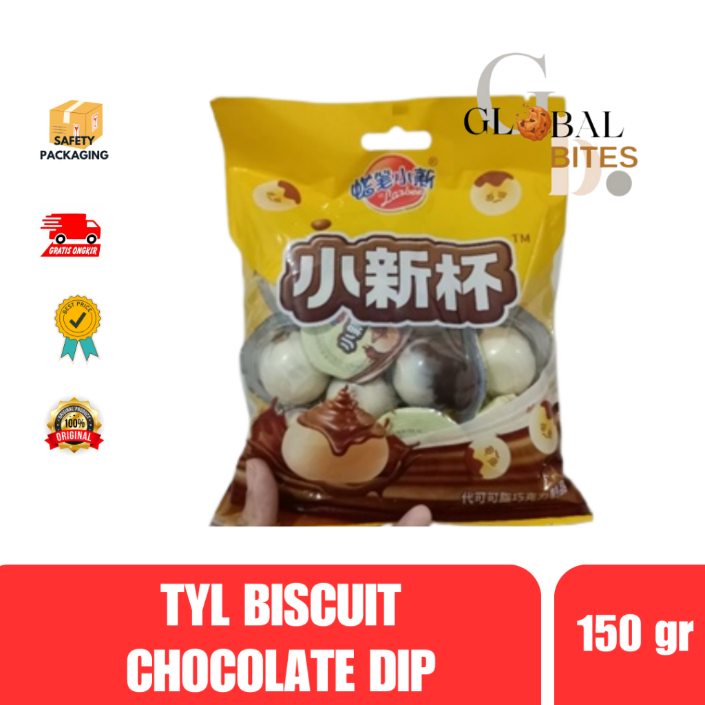 Jual TYL Biscuit Chocolate Dip 150 gr | Shopee Indonesia