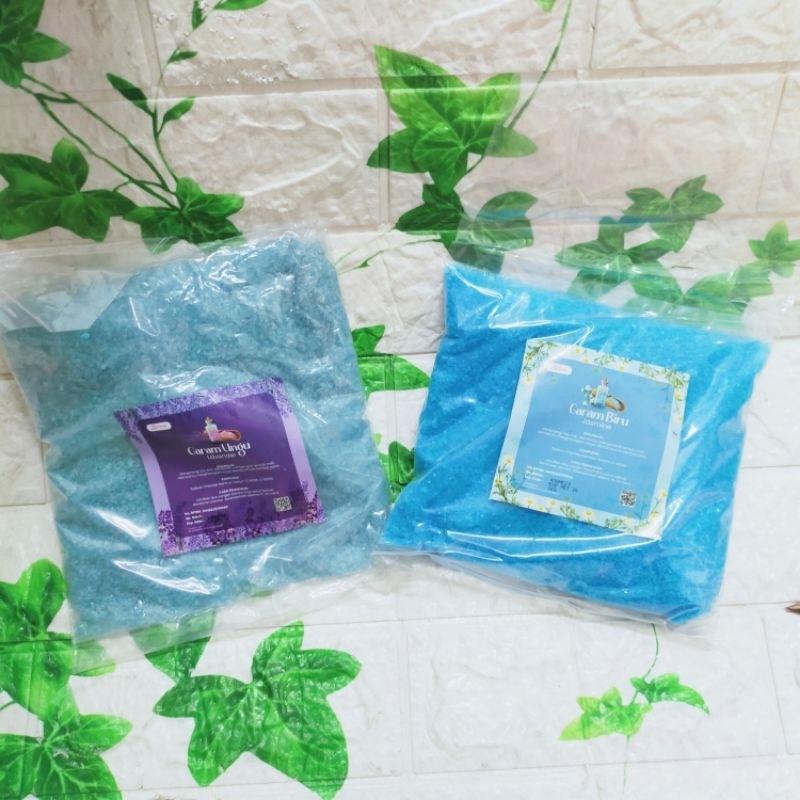 Jual BALENA GARAM MANDI GARAM UNGU GARAM BIRU 1 KG GARAM RENDAM BATHUB ...