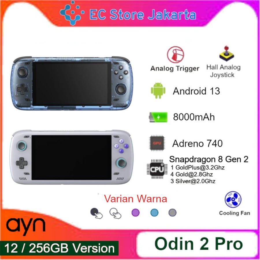 Jual AYN Odin 2 Pro Handheld Portable Video Game Console Android OS ...