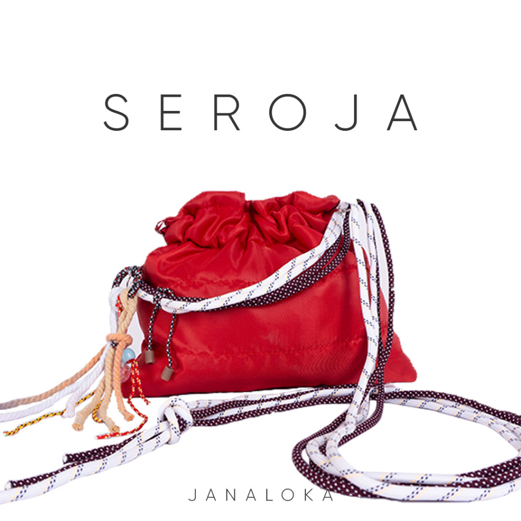 Jual JANALOKA Seroja perusik bag | Puffy Bag | Tas Selempang Tas Wanita ...