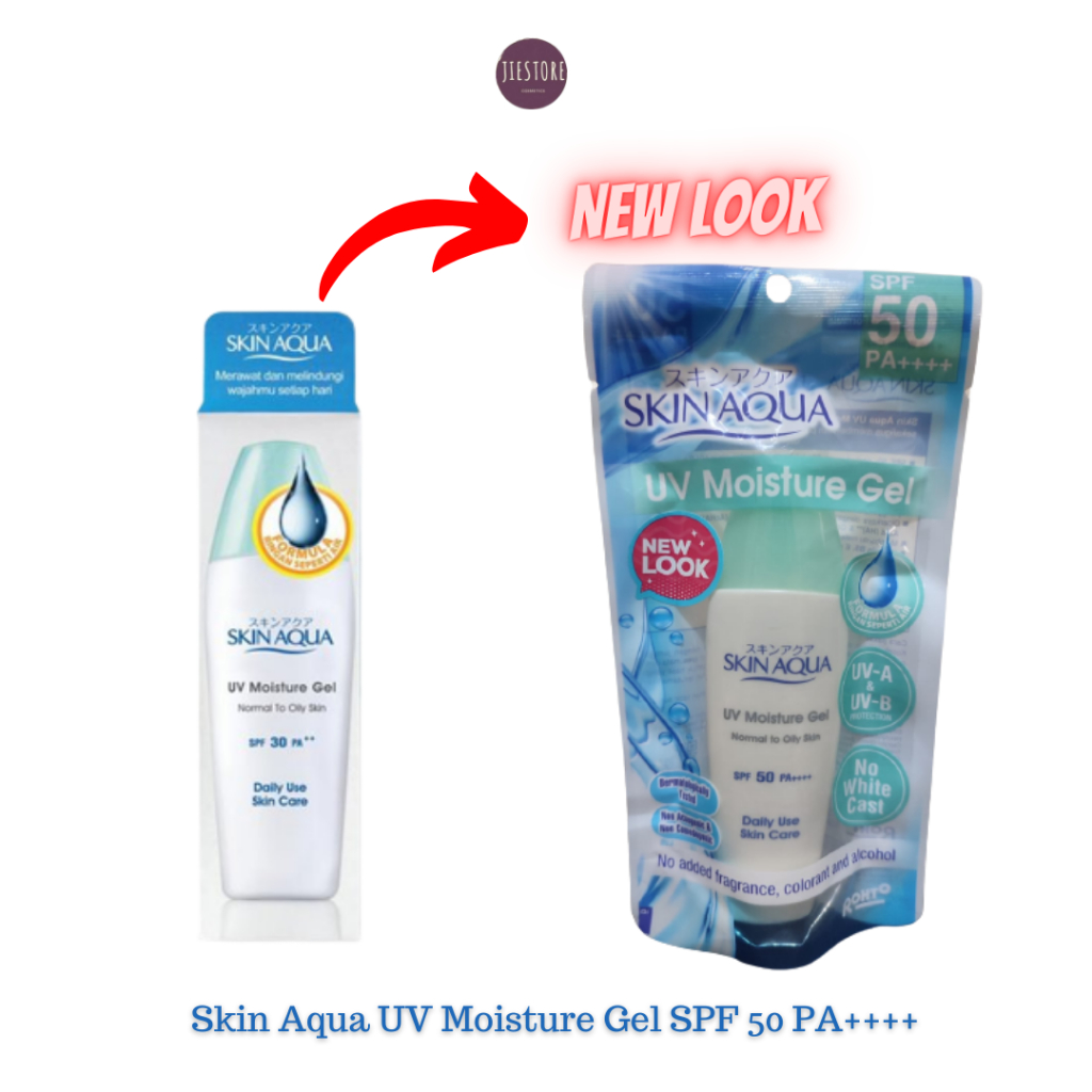 Jual Skin Aqua Uv Moisture Gel Spf 50 PA ++++ 40 ml | Shopee Indonesia