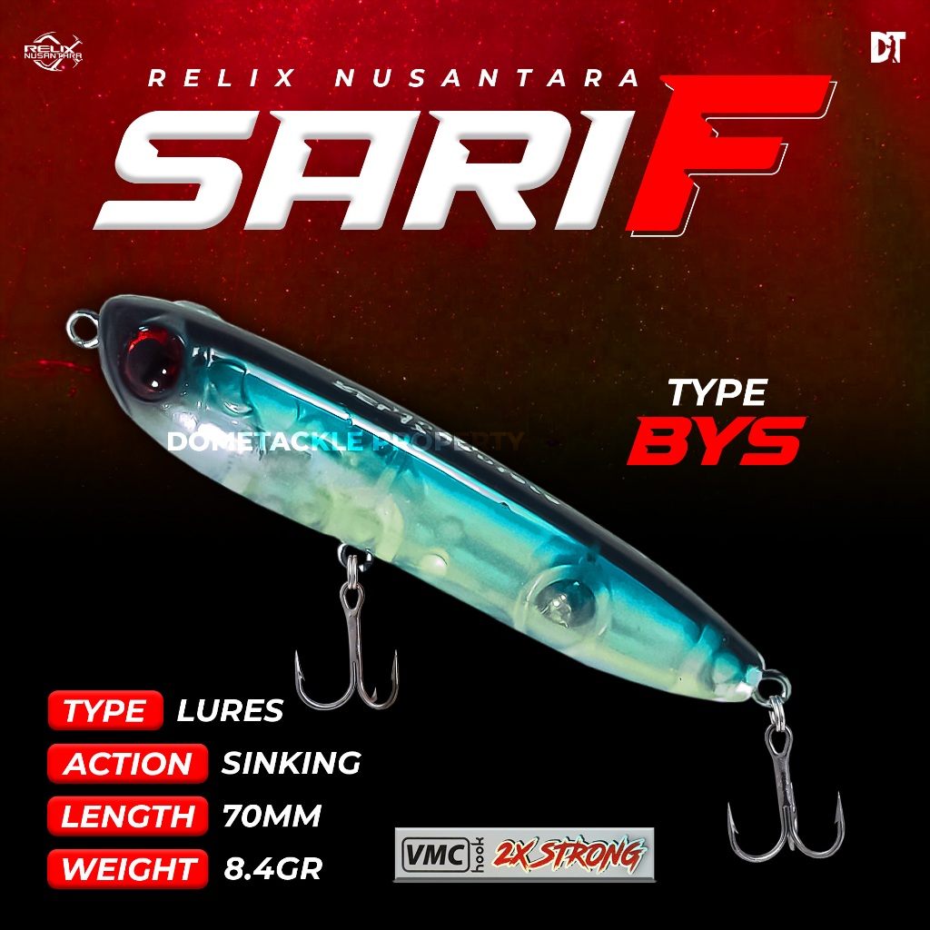 Jual Lure Sari F Lure Relix Nusantara Minnow Pencil 70 mm Floating ...