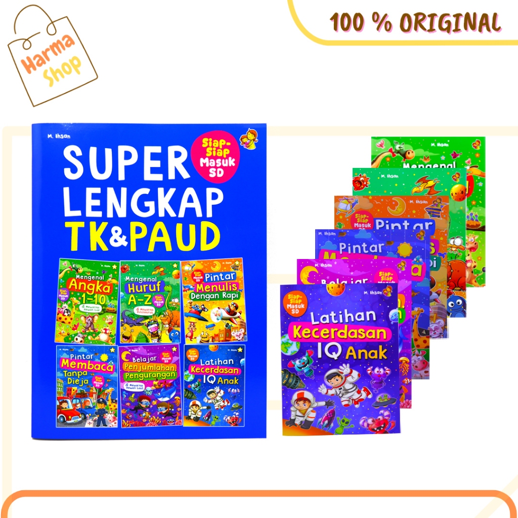 Jual Buku Anak Siap Siap Masuk SD Super Lengkap | Shopee Indonesia