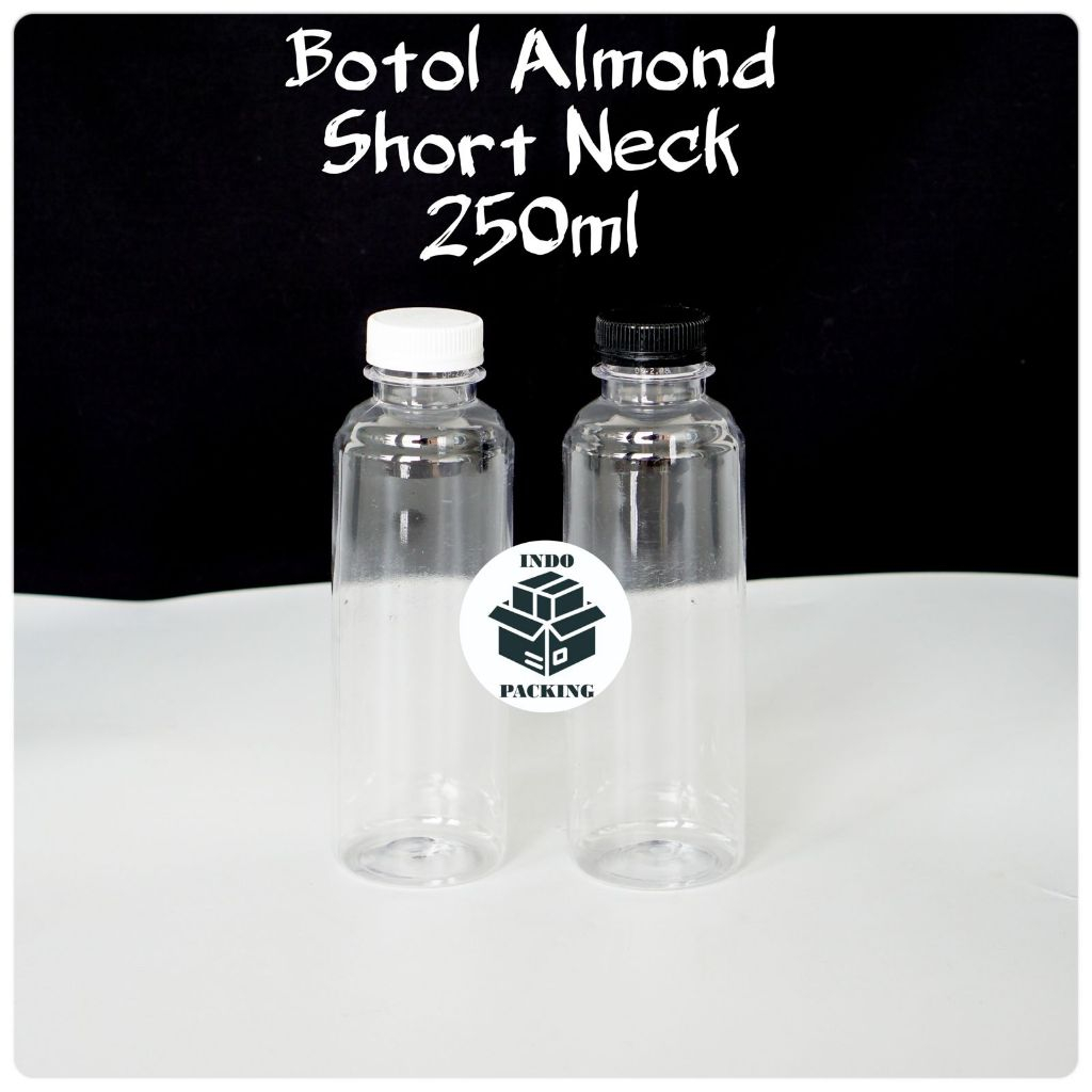 Jual Botol Almond 250ml 250 ml / Botol Almond / Kemasan Minuman Unik ...
