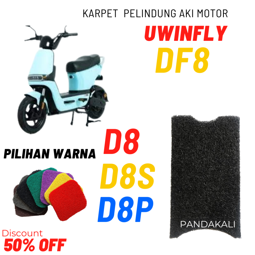 Jual Karpet sepeda motor listrik UwinFly D8 DF8 D8S DF8S D8P Mie Bihun ...