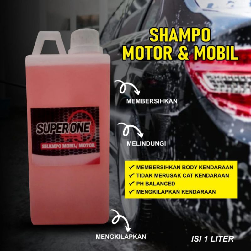 Jual Shampoo motor mobil busa melimpah 1 Liter | Shopee Indonesia