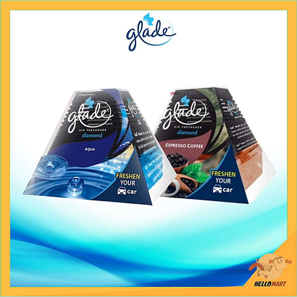 Jual ORIGINAL Glade Diamond Car Perfume Reguler 80 ml / Pengharum Mobil ...