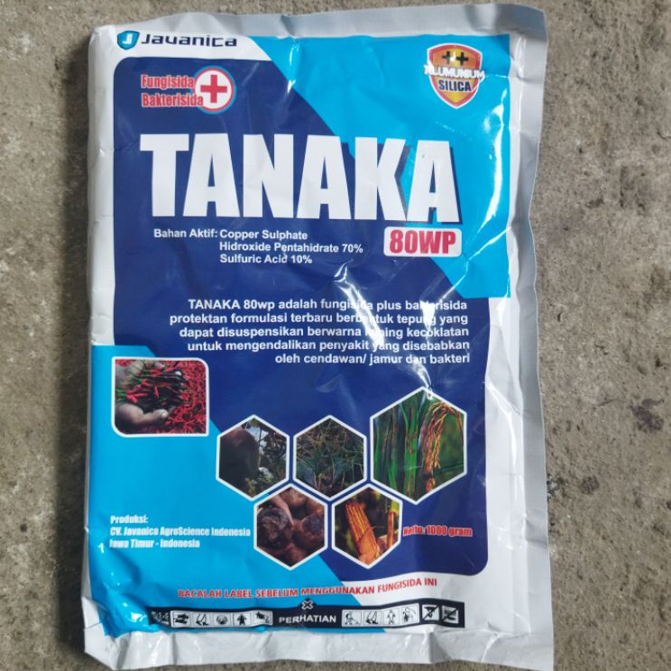 Jual FUNGISIDA BAKTERISIDA TANAKA 80 WP - 250 GRAM | Shopee Indonesia