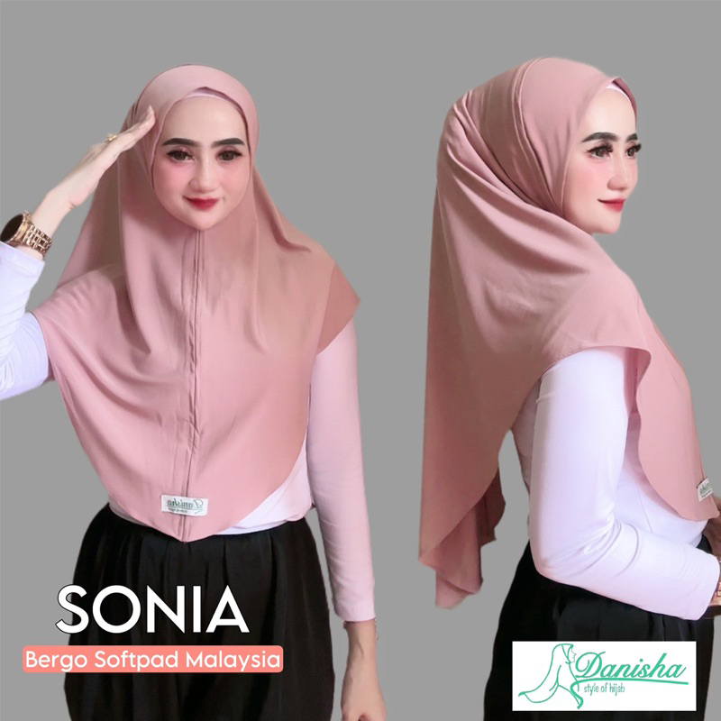 Jual SONIA Kerudung Softpad Malaysia | Shopee Indonesia