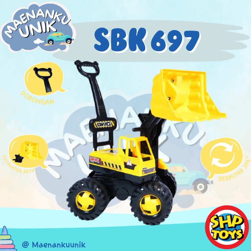 Jual (BISA COD) Mainan Anak Mobil Mobilan Traktor Dorongan BECO / BEKO ...