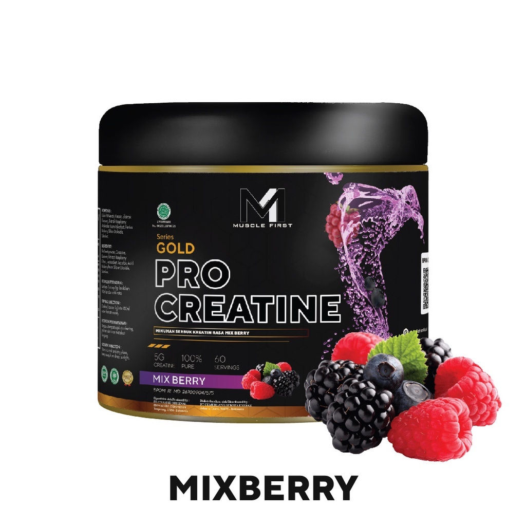 Jual Muscle First Pro Creatine 360 Gram / 60 serving Gold Series BPOM ...