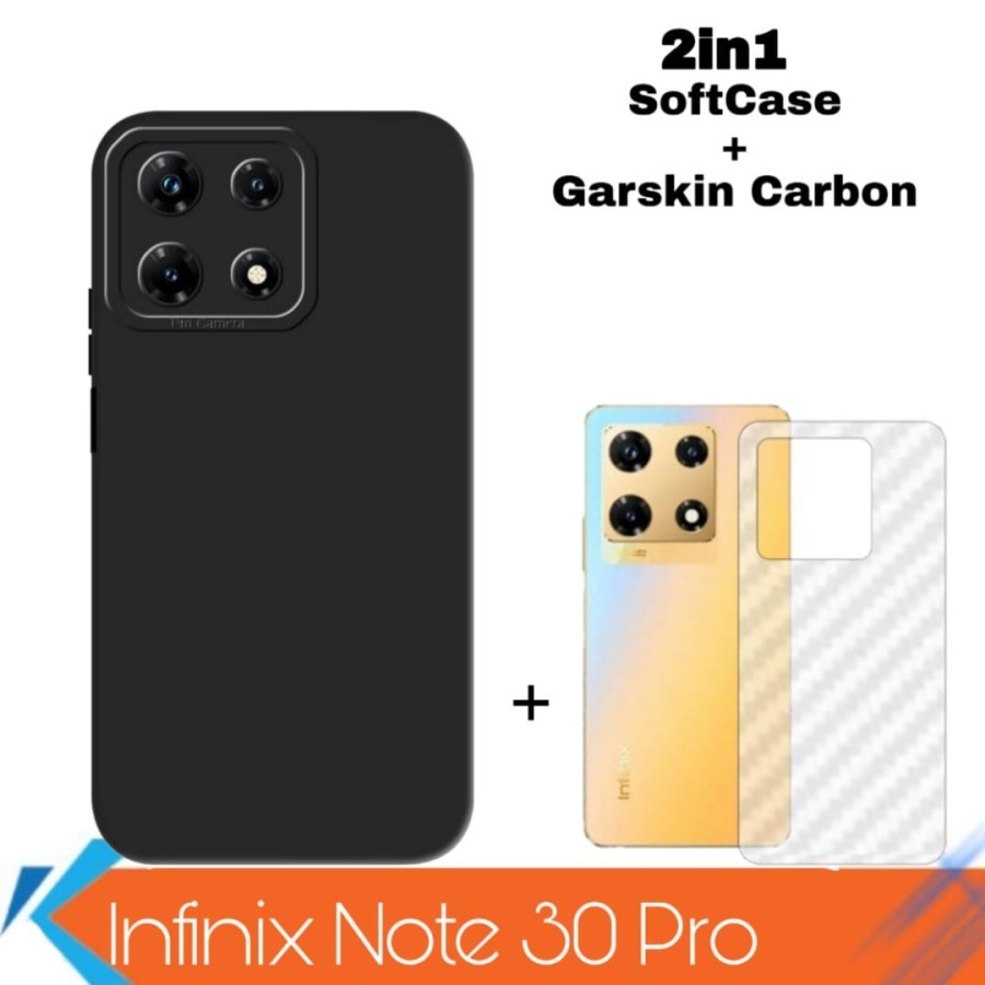 Jual Casing Infinix Note 30 Pro Paket 2 in 1 Softcase liquid + Garskin ...