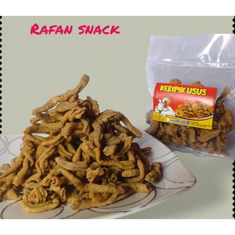 Jual keripik usus 1kg / kripik usus 500gr/ usus crispy 250gram TERMURAH ...