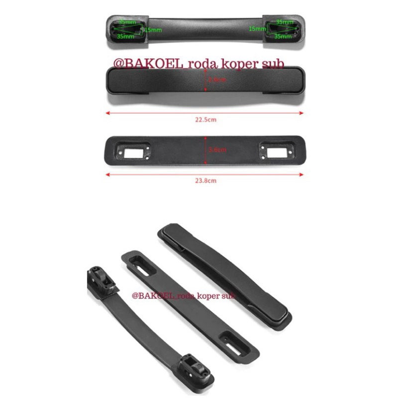 Jual Handel Koper Fiber Premium Handle Lojel Handle Koper Pengangan ...