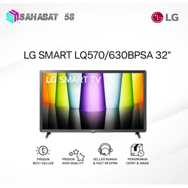 Jual LG SMART TV 32 INCH 32LQ570BPSA/32LQ630BPSA Garansi Resmi | Shopee ...