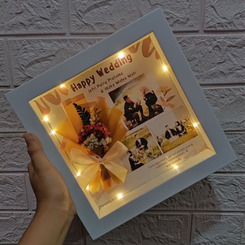 Jual Frame 3D Flower In Frame Custom Hari Guru / Ulang Tahun / Wisuda ...