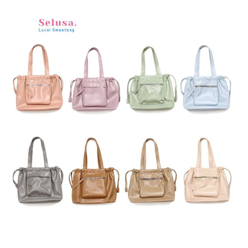 Jual SELUSA TESSA TOTEBAG COLORFULL | Tas Bahu Totebag Leather Wanita ...