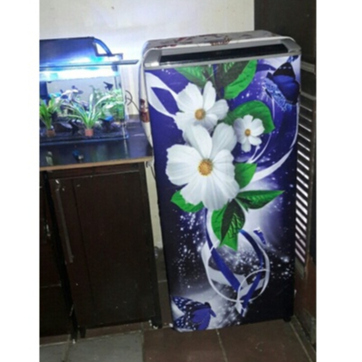 Jual Sticker Kulkas 1 pintu potif Bunga Navy | Shopee Indonesia