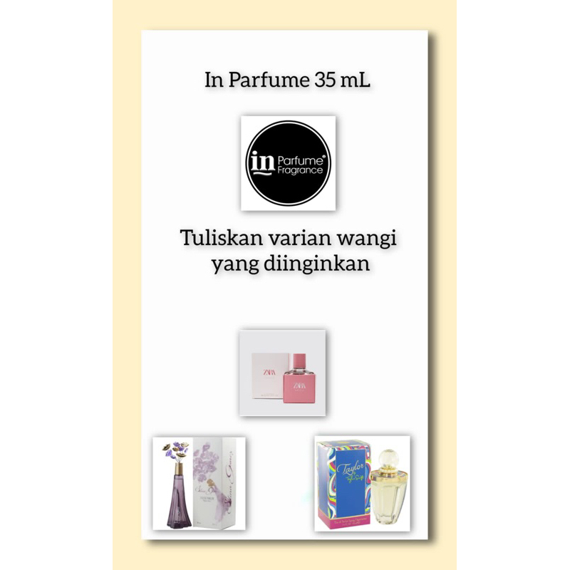 Jual IN PARFUM BANDUNG ORIGINAL 35 ML (BACA DESKRIPSI PRODUK) | Shopee ...