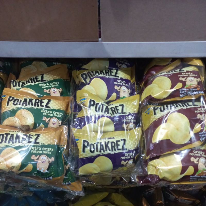 Jual POTAKREZ POTATO SNACK (10X@11GR) | Shopee Indonesia
