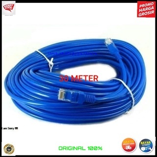 Jual G566 ORIGINAL KABEL LAN RJ45 30 METER CAT5 UTP INTERNET WIFI ...