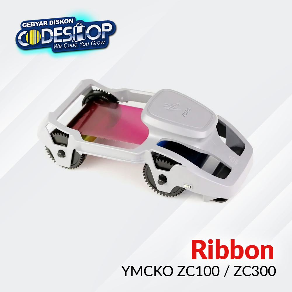 Jual Zebra ZC100 ZC300 Ribbon Color YMCKO 200 Prints Pita Warna 800300 ...