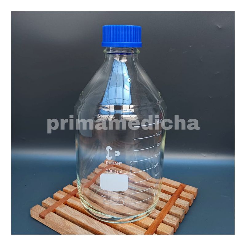 Jual Botol Laboratory 2000 ML DURAN / Laboratory Bottle 2 L | Shopee ...