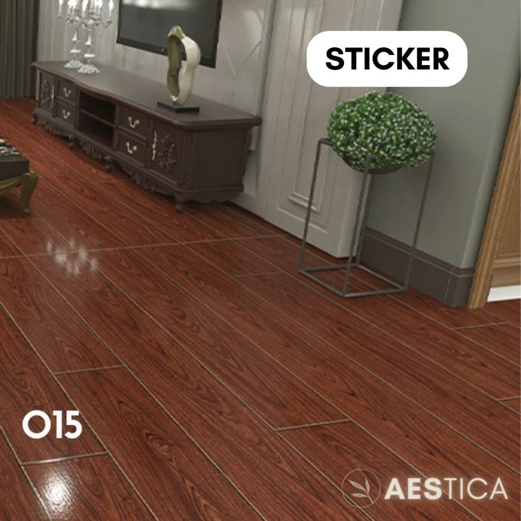 Jual Lantai Premium Vinyl Flooring Kayu Plank dan Sticker AESTICA PER ...