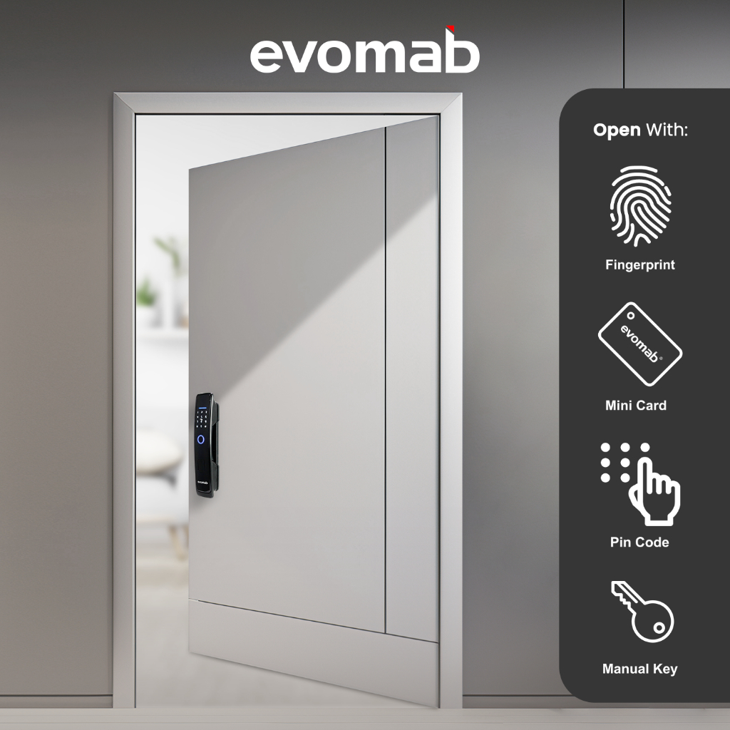 Jual evomab Smart Door Lock Kunci Pintu Digital Fingerprint Bahasa ...