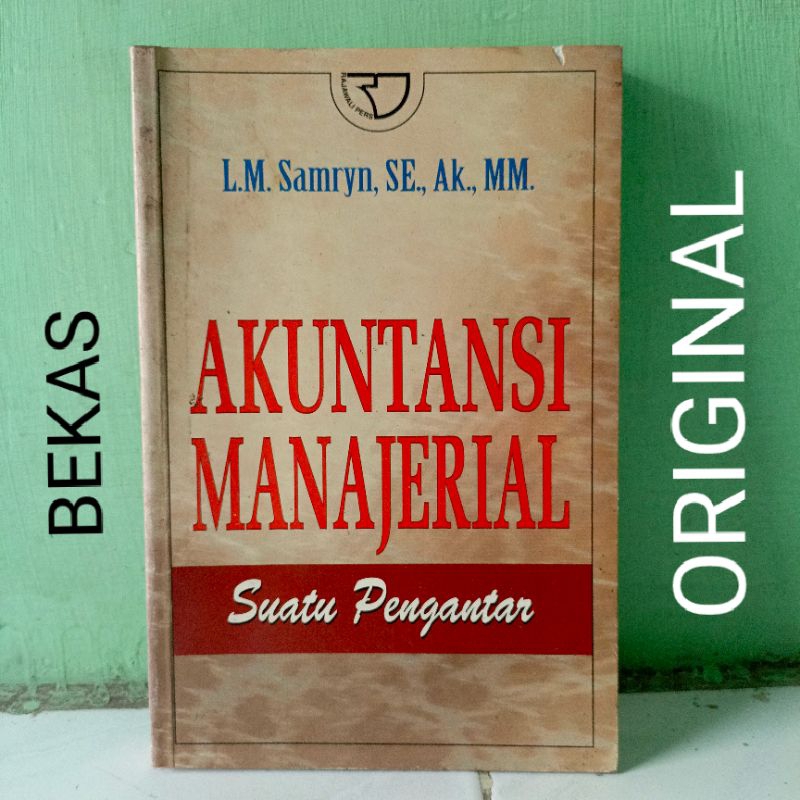 Jual Buku Akuntansi Manajerial Suatu Pengantar Manajemen Perusahaan ...