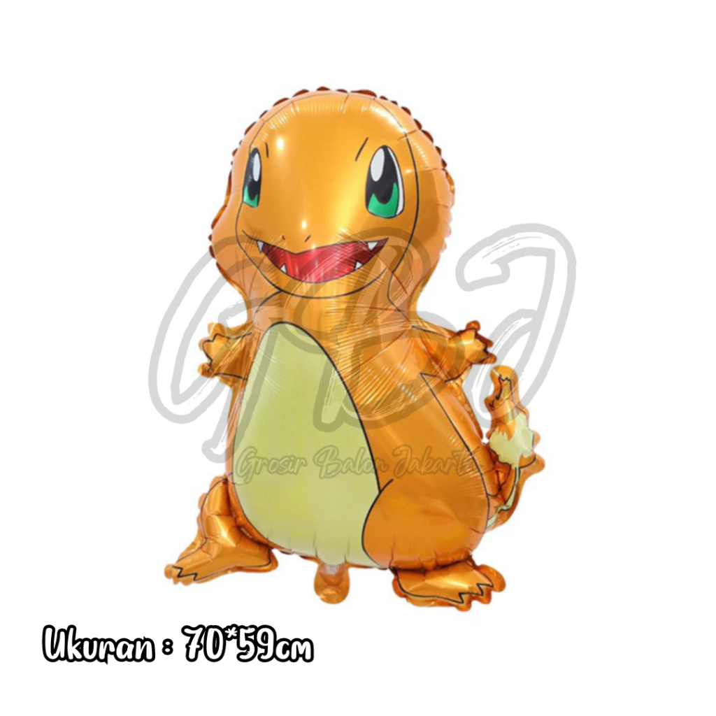 Jual Balon Foil JUMBO Pokemon / BULAT Pokeball (Pikachu, Charmender ...