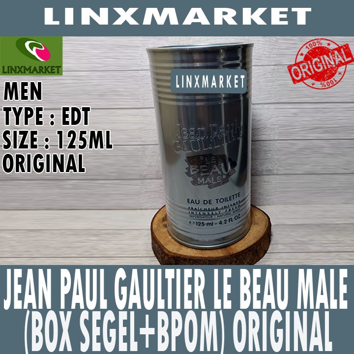Jual JPG JEAN PAUL GAULTIER LE BEAU MALE FOR MEN EDT 125ML (BOX SEGEL ...