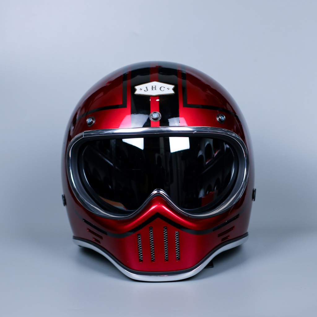 Jual Helm custom M30 classic retro simpon motor custom | Shopee Indonesia