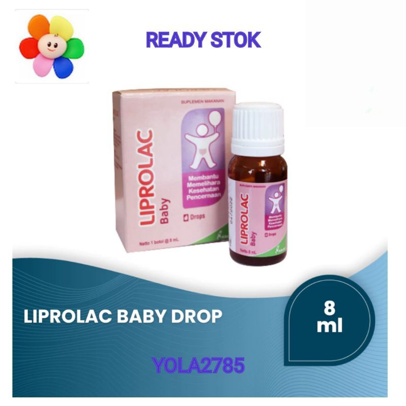 Jual Liprolac Baby Drops Drop 8 ml 8ml Probiotik Prebiotik Anak ...