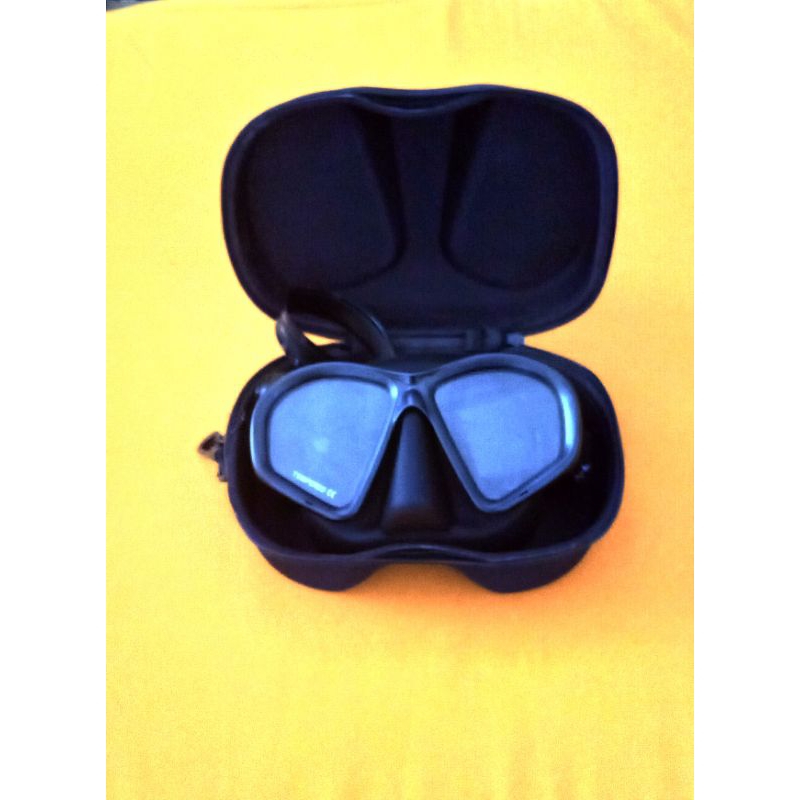 Jual Masker selam freedive diving gogles low volume tempered glass ...