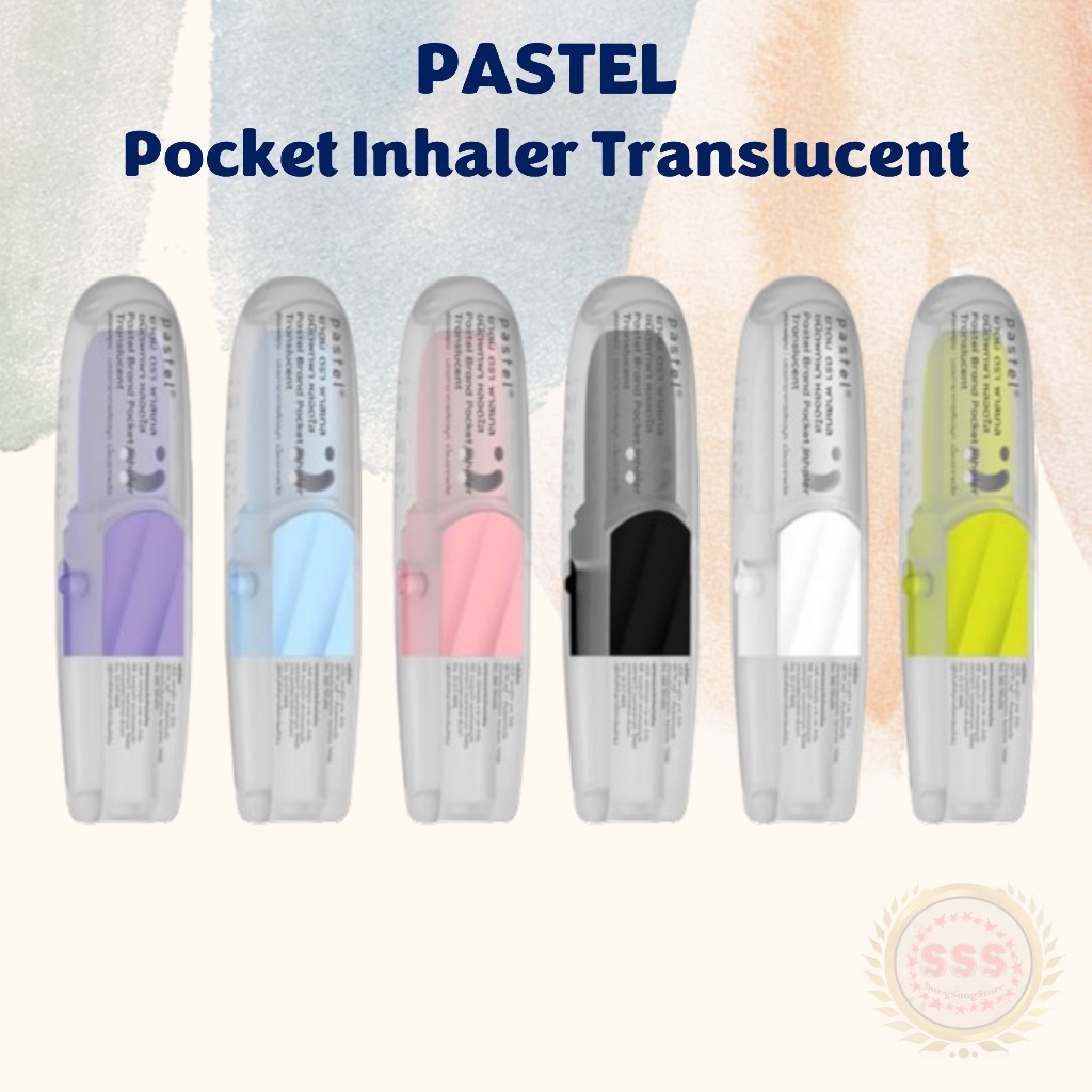 Jual PASTEL Pocket Inhaler Translucent Original Thailand | Shopee Indonesia