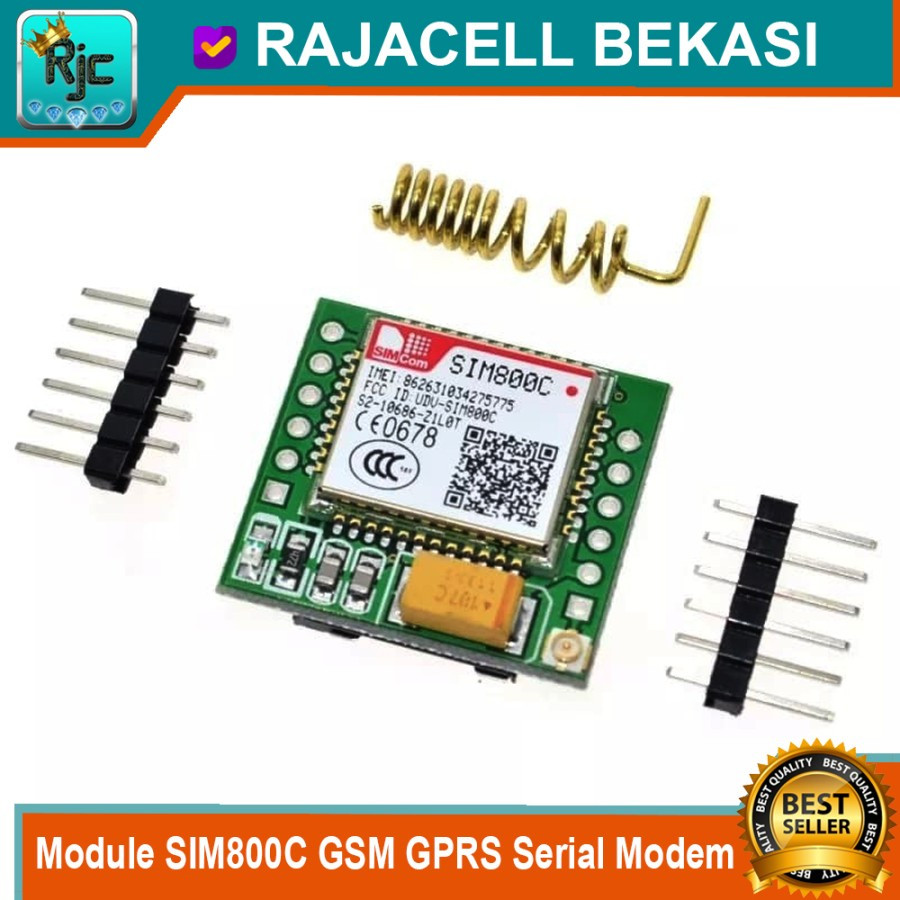Jual Ultimate SIM800C Dev Board GSM GPRS Blietooth Serial Module ...