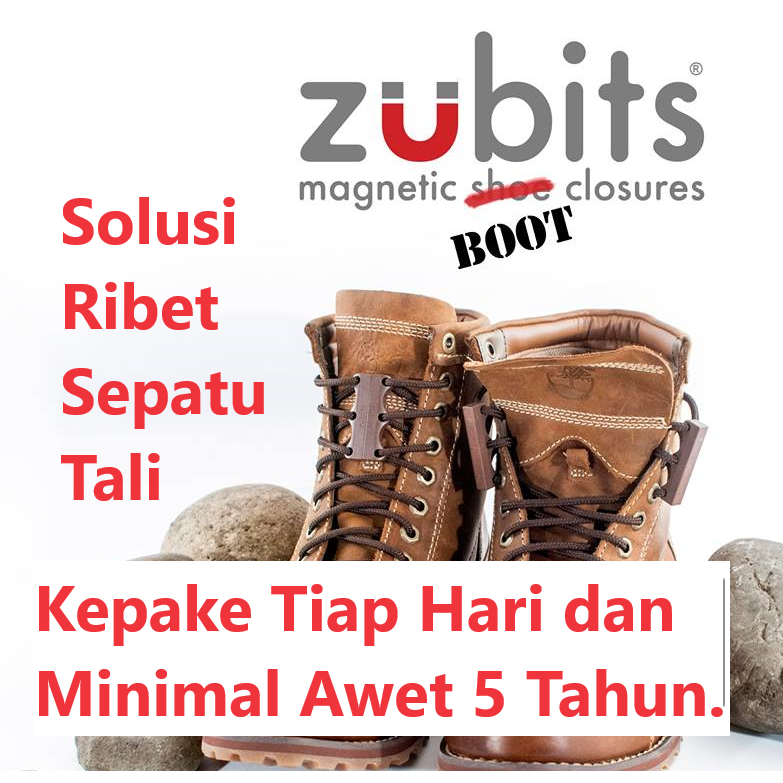 Jual Zubits Magnet Hi Tech Solusi Ribetnya Tali Boots. Original ...
