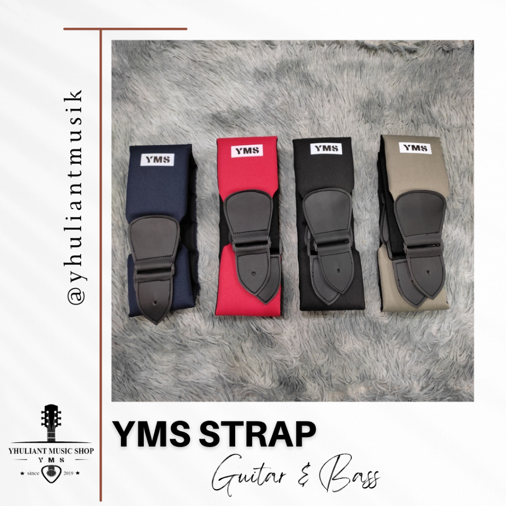 Jual YMS Strap Gitar & Bass Original made in Indonesia | Shopee Indonesia