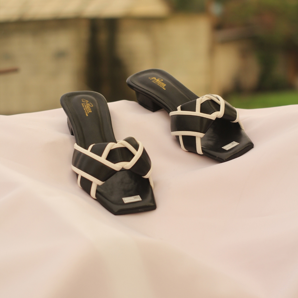 Jual Sandal High Heel Wanita Remaja/ IBU-IBU Tinggi 3 Cm Empuk Flat ...